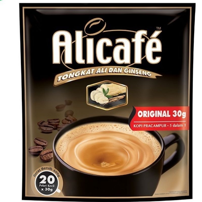 ALICAFE TONGKAT ALI & GINSENG ORIGINAL 30G | Shopee Malaysia