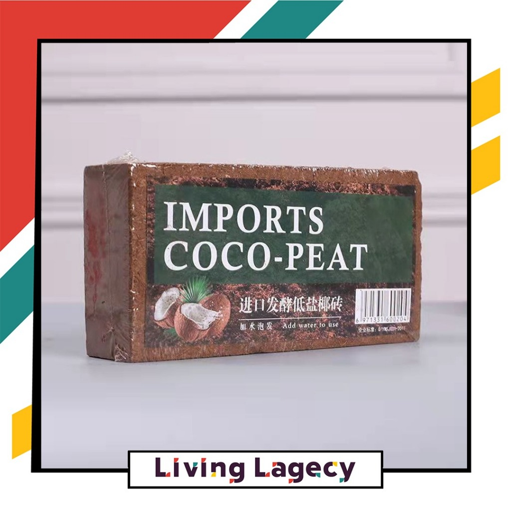 LIVING LAGECY Cocopeat High Quality Coconut Fiber Block Coconut Husk ...
