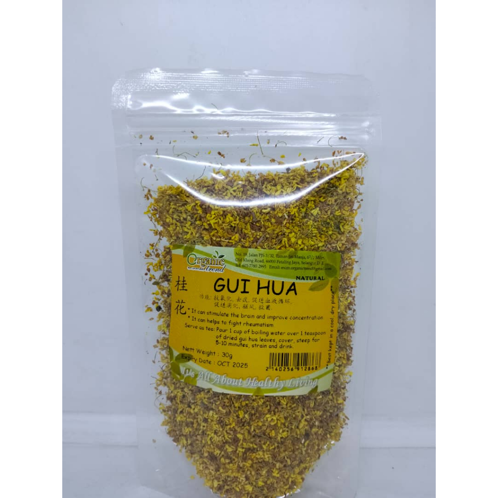 ORGANIC TREND-HERBS & FLOWERS-GUI HUA桂花30g | Shopee Malaysia