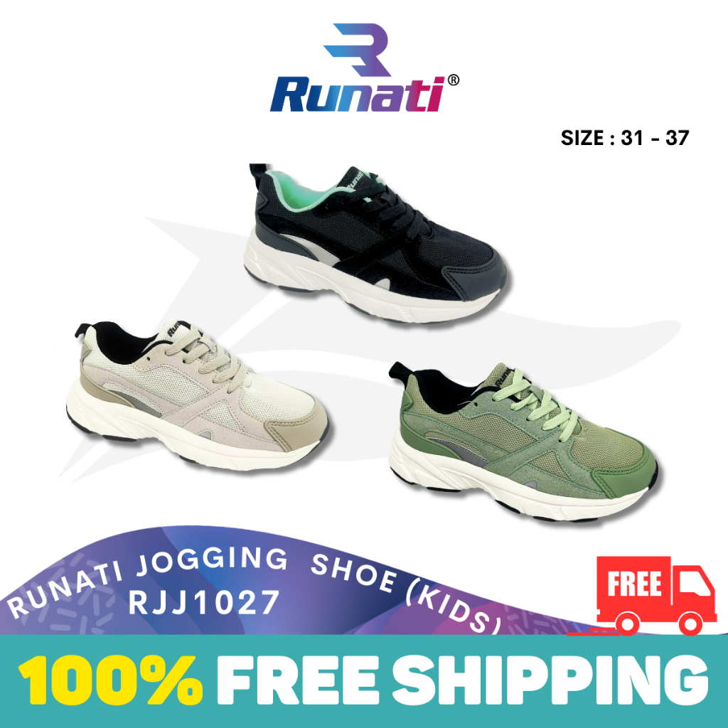 [NEW ARRIVAL] Runati Junior Jogging Shoe RJJ1027 | Kasut Kanak ...