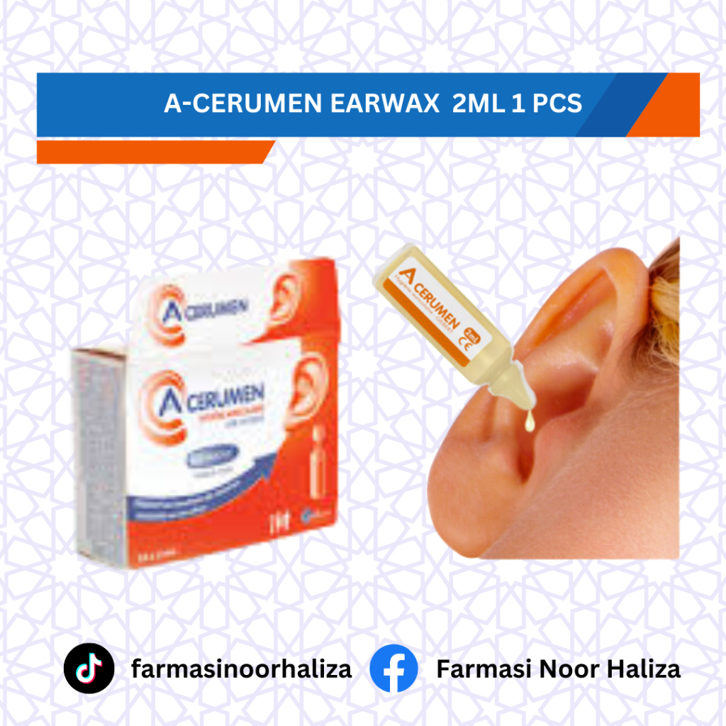 A-CERUMEN EARWAX 2ML 1pcs | Shopee Malaysia