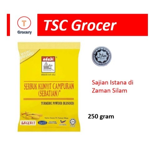 Adabi Serbuk Kunyit Campuran 250 gram /Turmeric Powder | Shopee Malaysia