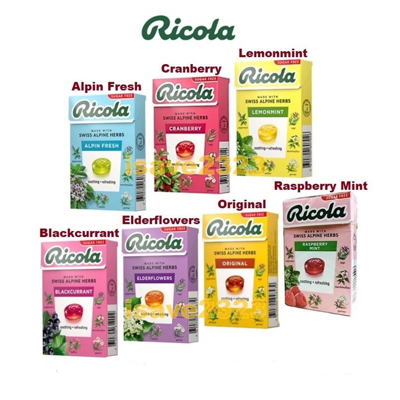 RICOLA SWISS HERB CANDY SF 40G | Shopee Malaysia