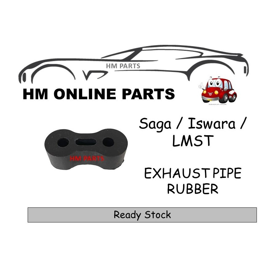 Saga Sedan / Aeroback / LMST / Iswara Exhaust Pipe Mounting Rubber ...