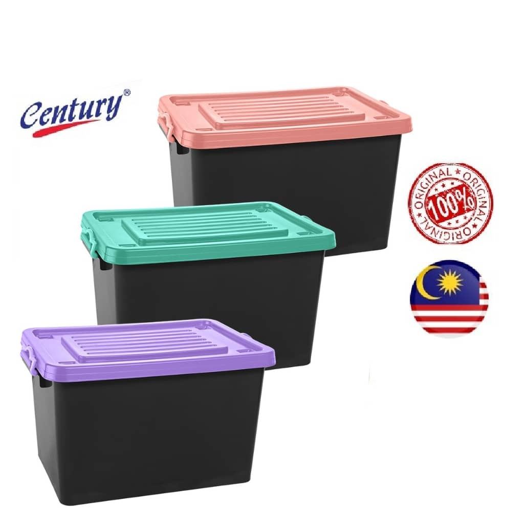 [WHOLESALE] Century Storage Box With Wheel 50L 3PCS 6PCS Box Roller ...