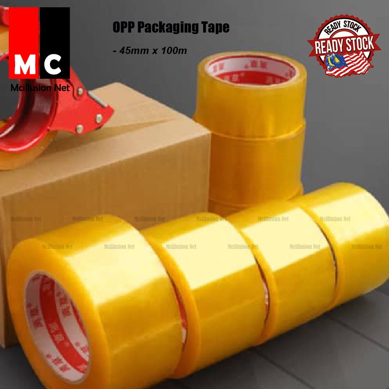 【Readystock】 🔥HOT🔥 OPP Clear / Brown Fragile Packaging Tape (48mm x 40yards & 90yards) Selotep ...