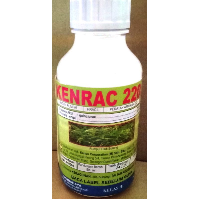 KENRAC 220 500ml Racun Rumput Padi/Racun padi burung | Shopee Malaysia