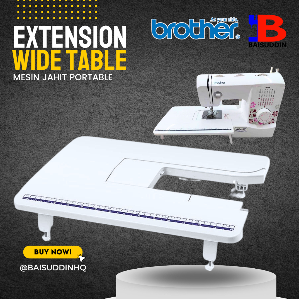 [ORIGINAL] BROTHER Sewing Machine Extension Wide Table BROTER LX27NT ...