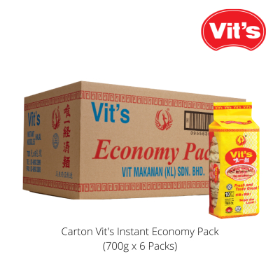 Vit's Instant Noodles Economy Pack *CARTON* (700g x 6 Packs) | Shopee ...