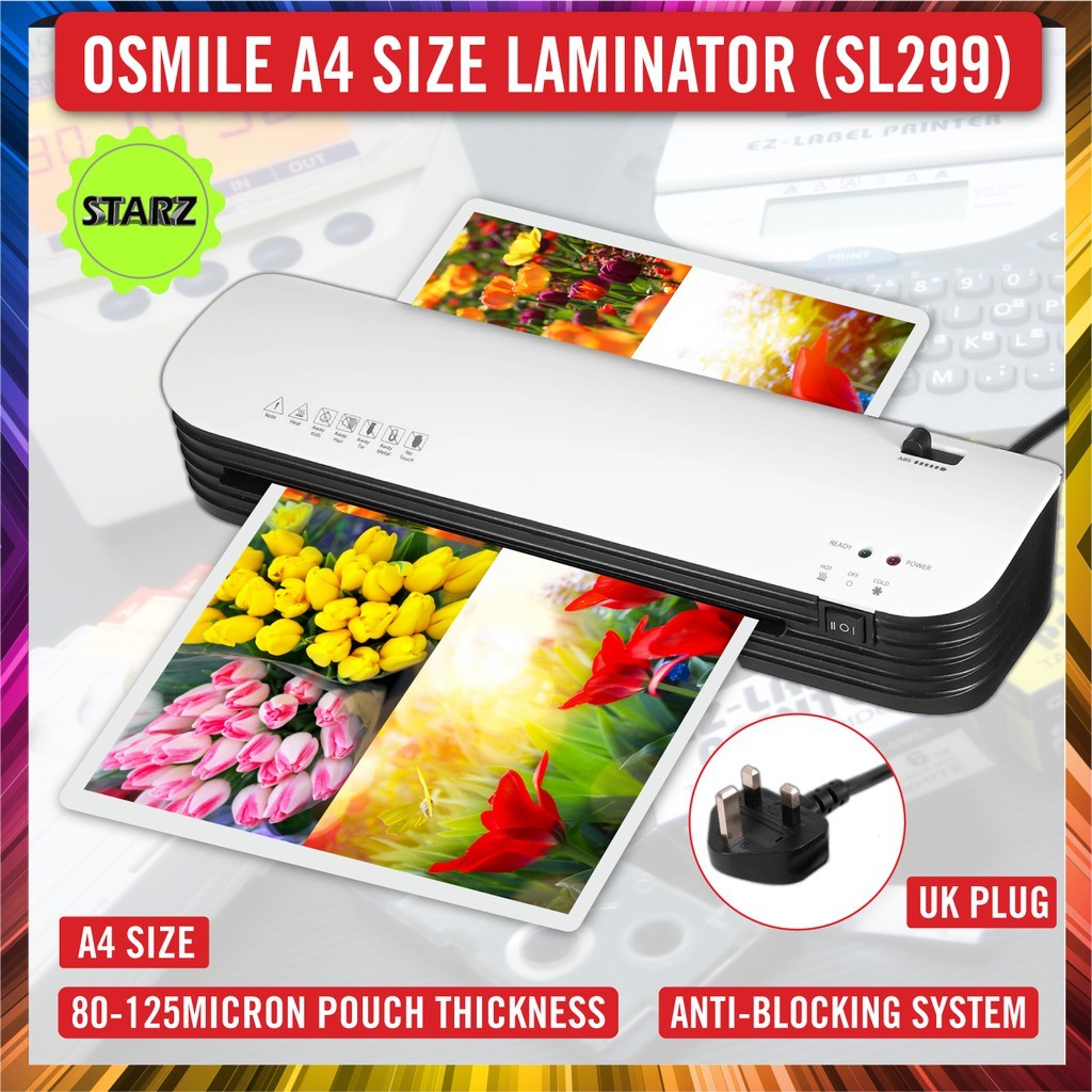 SL688 Laminator 5in1 Laminator Laminating Machine A4 (max laminate ...