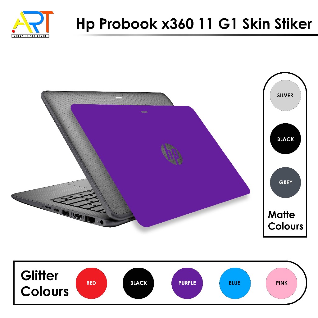 Hp Probook x360 11 G1 Skin Sticker / DIY / Easy To Paste / GreenIT ...