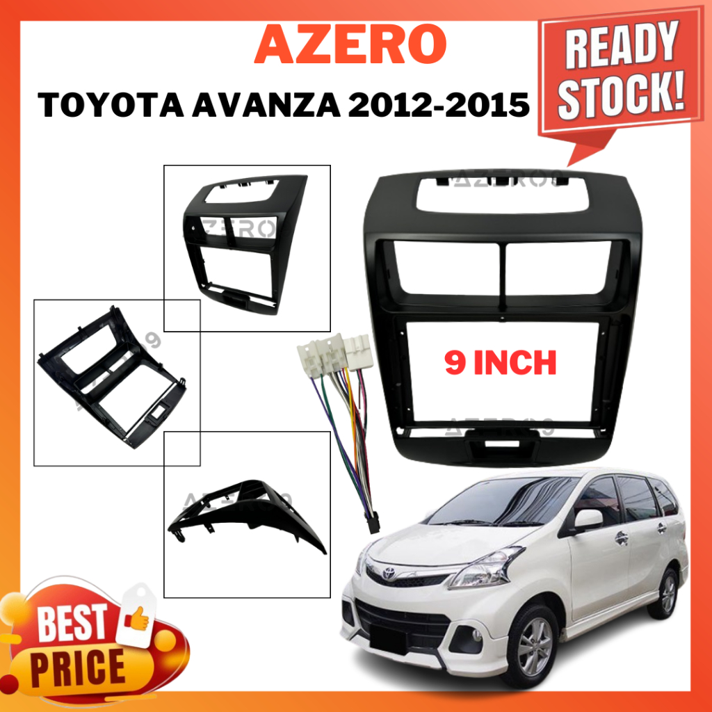 Android Player Casing 9" Toyota Avanza 2012-2015 (with/without Socket ...