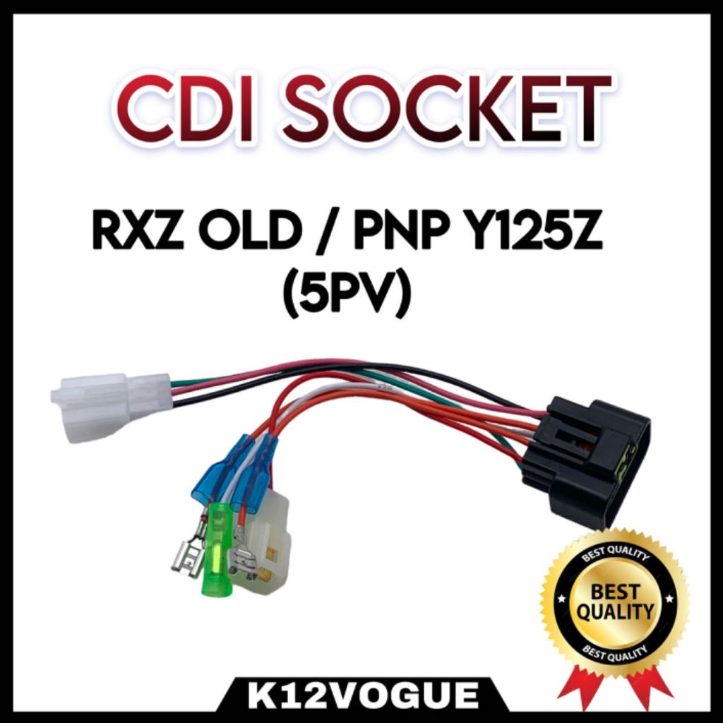 YAMAHA CDI SOCKET RXZ OLD PNP Y125Z Y125 Y125Z Y125ZR 5PV CDI SOKET CDI ...