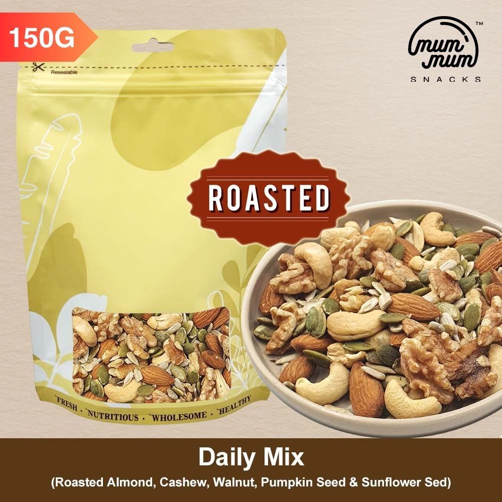 Daily Mix - Almond, Cashew, Walnut, Pumpkin & Sunflower Seed [150g ...