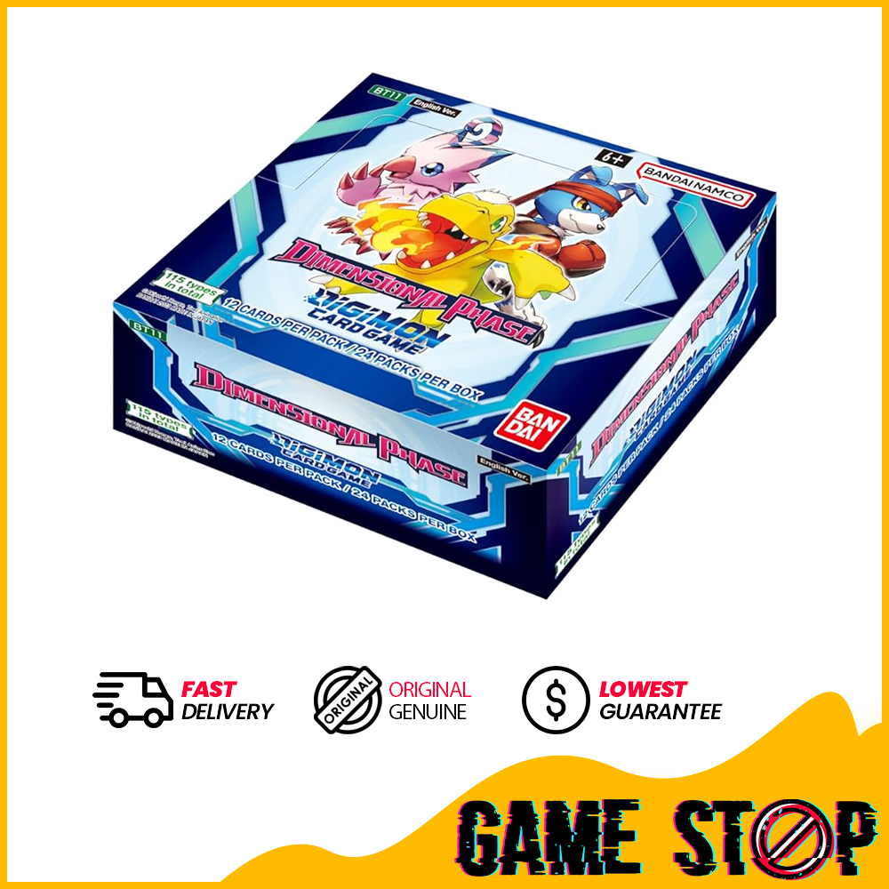 Digimon TCG Booster Box Japan Version - Dimensional Phase BT11 | Shopee ...