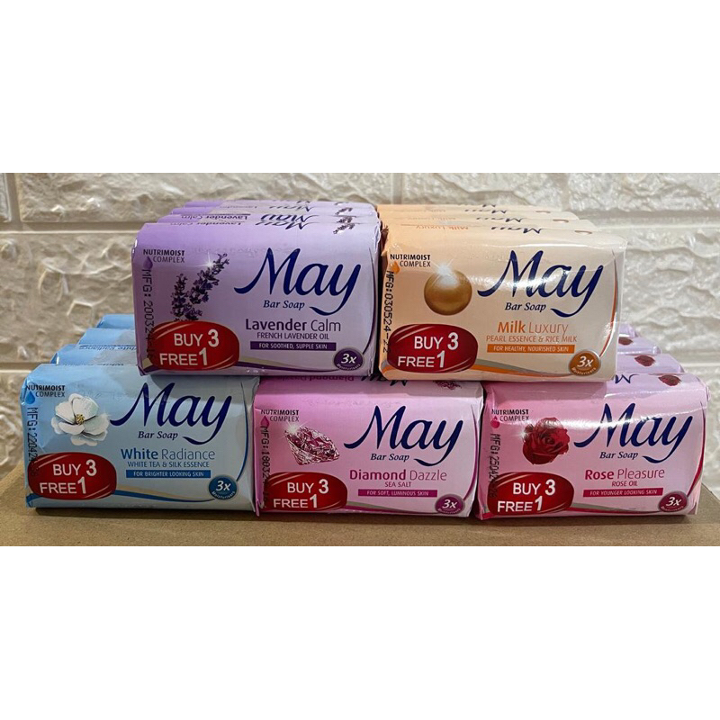 MAY BAR SOAP 75g x 4’s | Shopee Malaysia