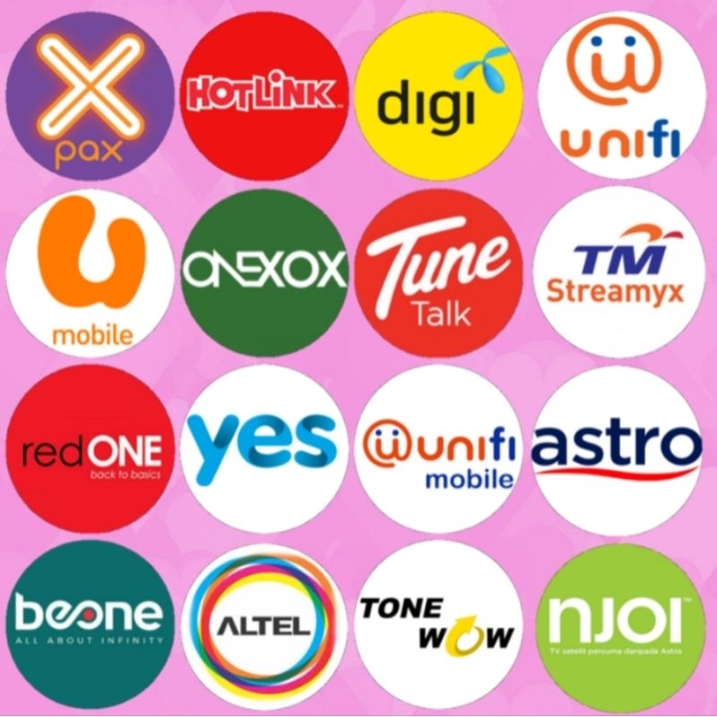 ALL TELCO DATA INTERNET TOP-UP CREDIT SOFTPIN PACKAGE DIRECT TOPUP FAST RELOAD | Shopee Malaysia