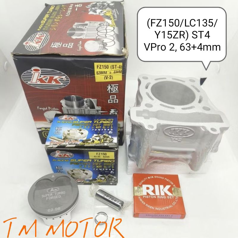 IKK super turbo block ST4-V2 / ST3-VPro (LC135/FZ150/Y15ZR), Size 63/65 ...