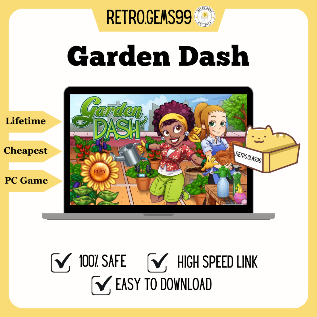 [PC Digital Download] ⚡Garden Dash Nostalgic Games Girl Games PC Games [Lifetime] [Offline] ⚡ ...