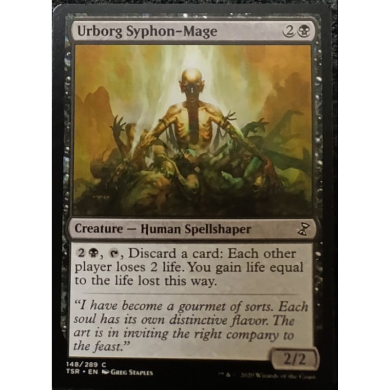 Magic The Gathering : Urborg Syphon Mage Common Timespiral Remastered ...