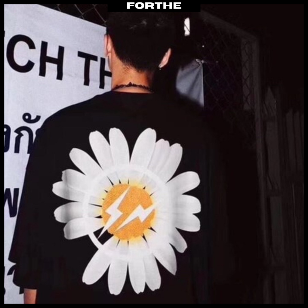G-Dragon PEACEMINUSONE X FRAGMENT DESIGN Oversized T-shirt 280g Heavy ...