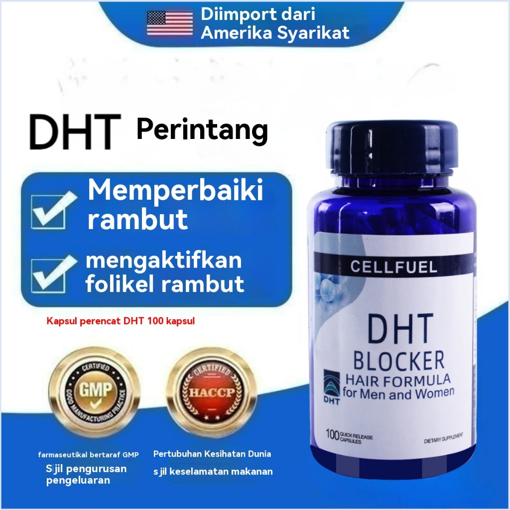 CELLFUEL DHT blocker diimport dari Amerika Syarikat, 100 kapsul asli ...
