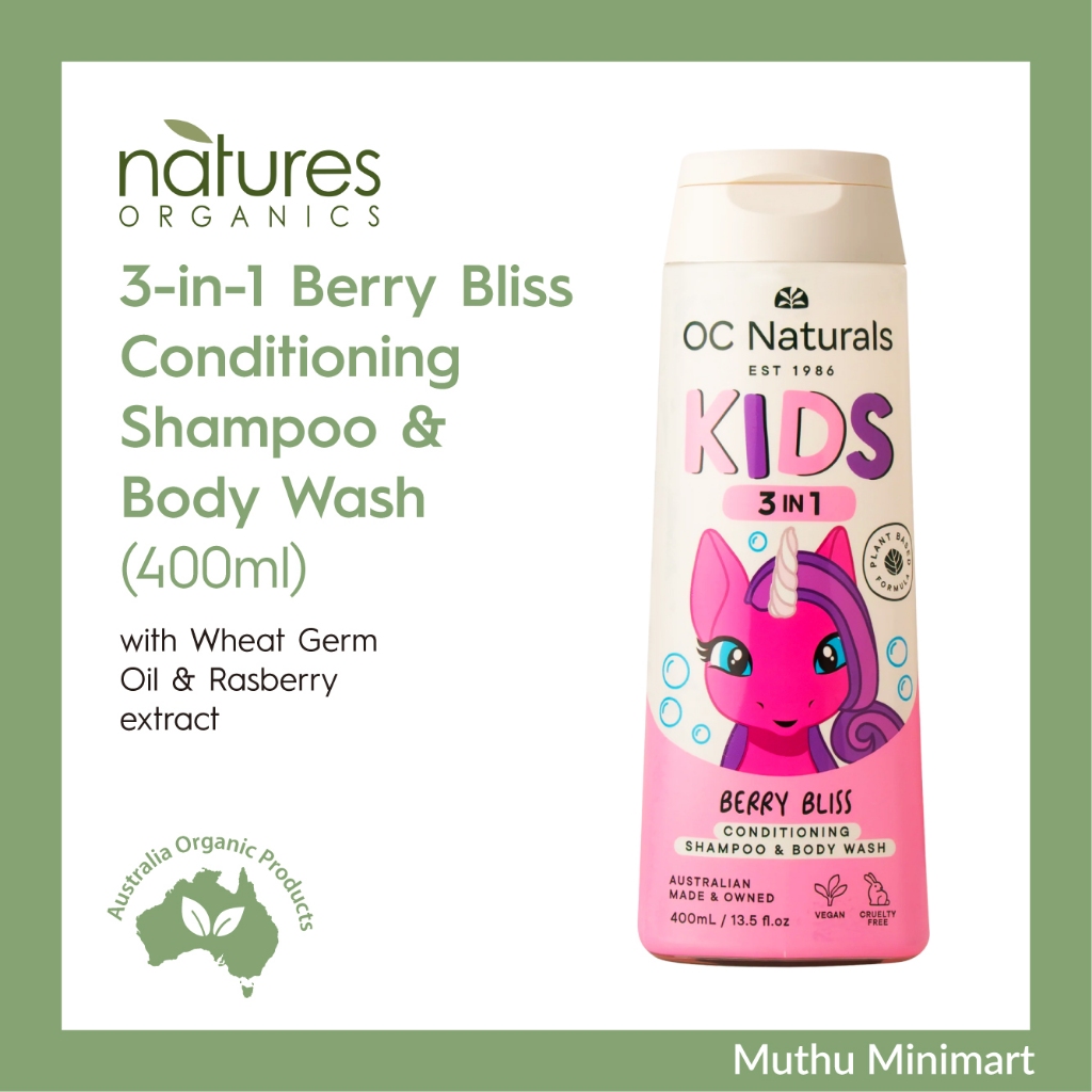Organic Care | 3in1 Berry Bliss Kids Conditioning Shampoo & Body Wash ...