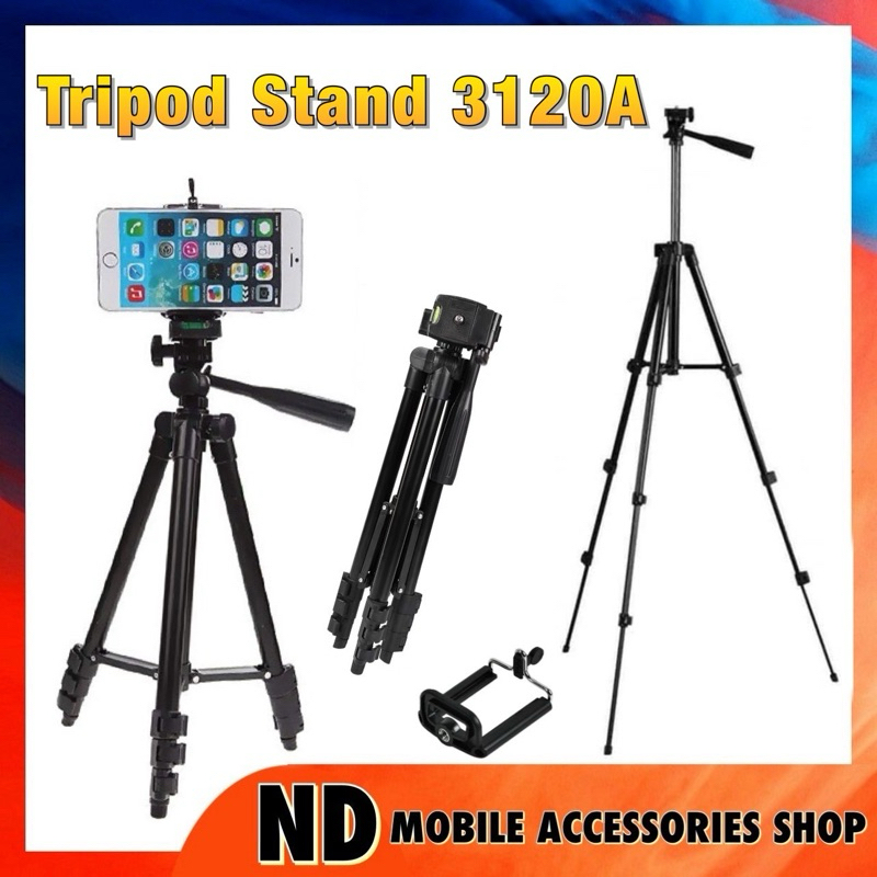 Tripod 3120A Portable Travel Aluminum Alloy Tripod 360 Rotate ...