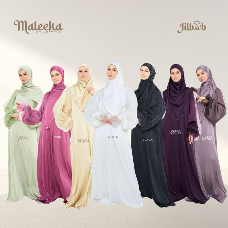 Jubah Maleeka Nunha by Neelofa | Shopee Malaysia