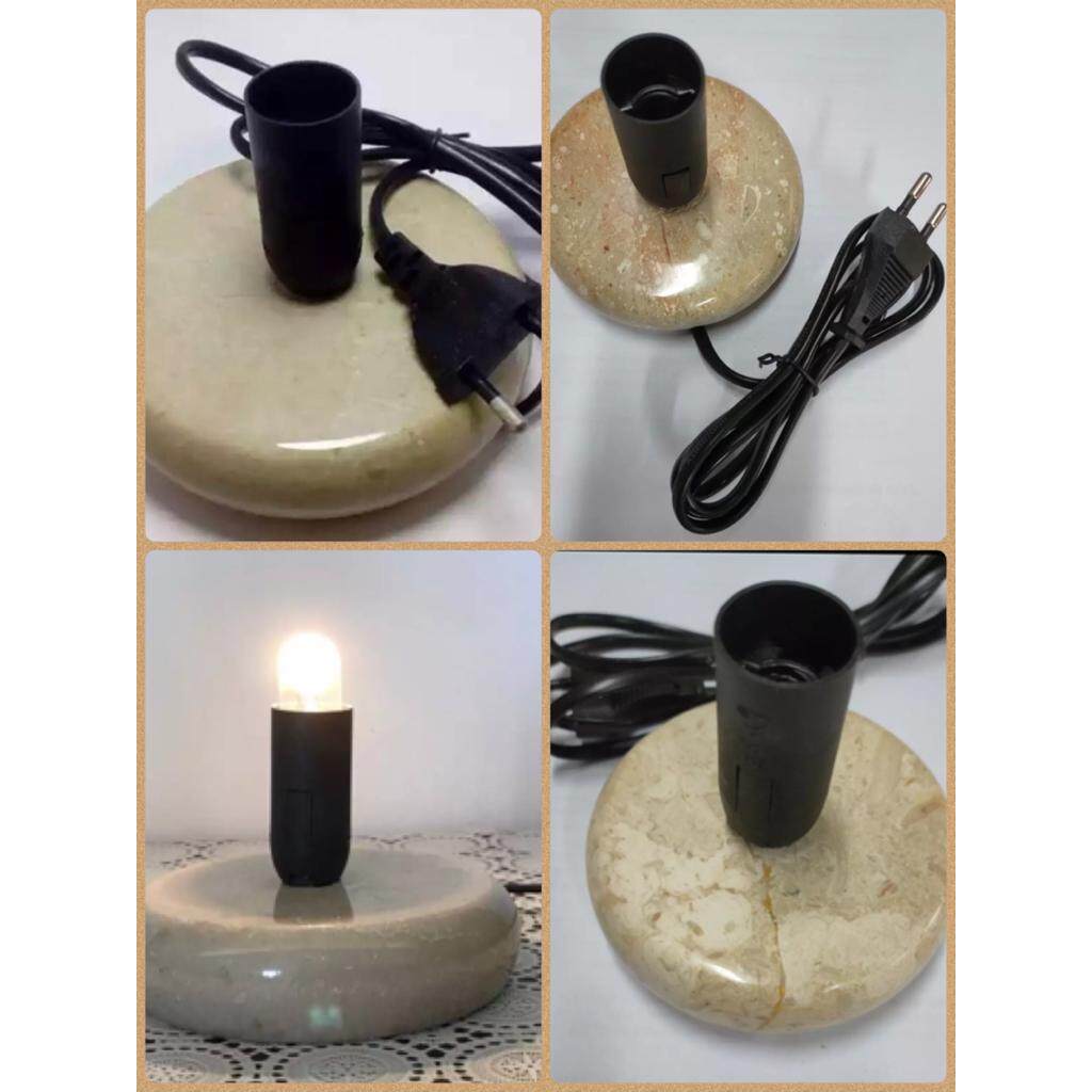 HIMALAYAN ROCK SALT LAMP BASE (WITH FREE 15W BULB) LAMPU GARAM BUKIT ...