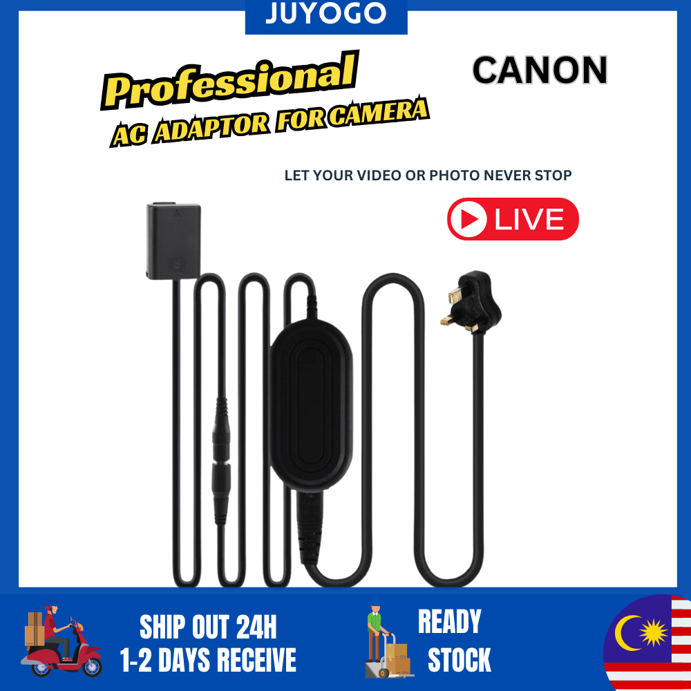 🔥READY STOCK🔥Proocam Dummy Battery AC Adapter for Canon 1500D 3000D ...