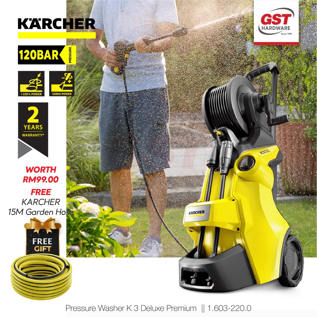 🔥 KARCHER Water Jet K3 Deluxe High Pressure Water Jet Karcher Pressure ...