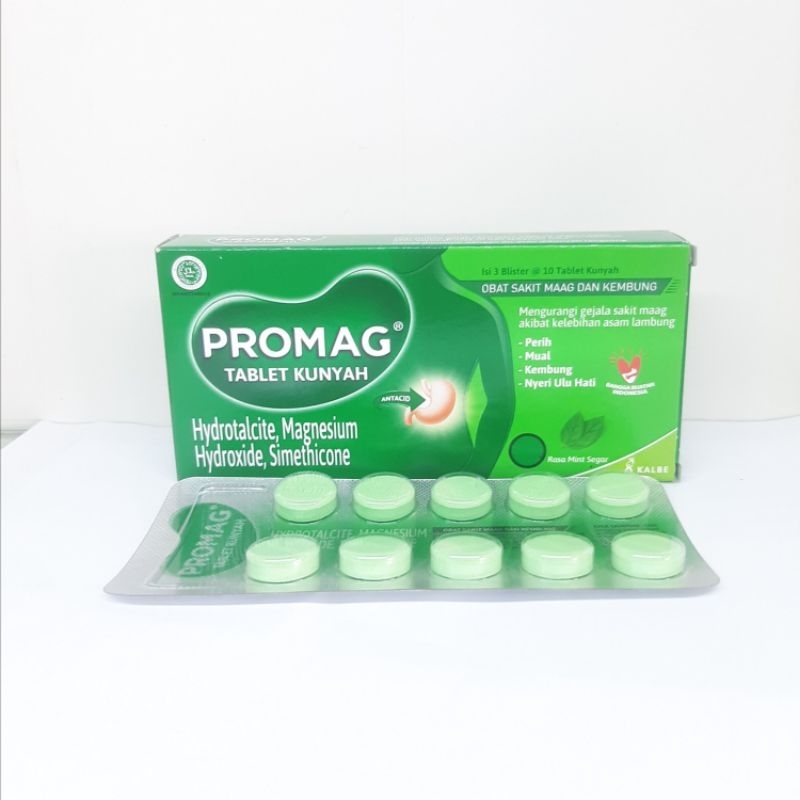 PROMAG TABLET KUNYAH (1 Kotak isi 3 Papan @ 10 tablet) | Shopee Malaysia