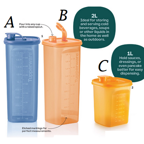 *1pc/2pcs*Tupperware Fridge Water Bottle Tumbler 2L 2.0L/ Chill fresh ...