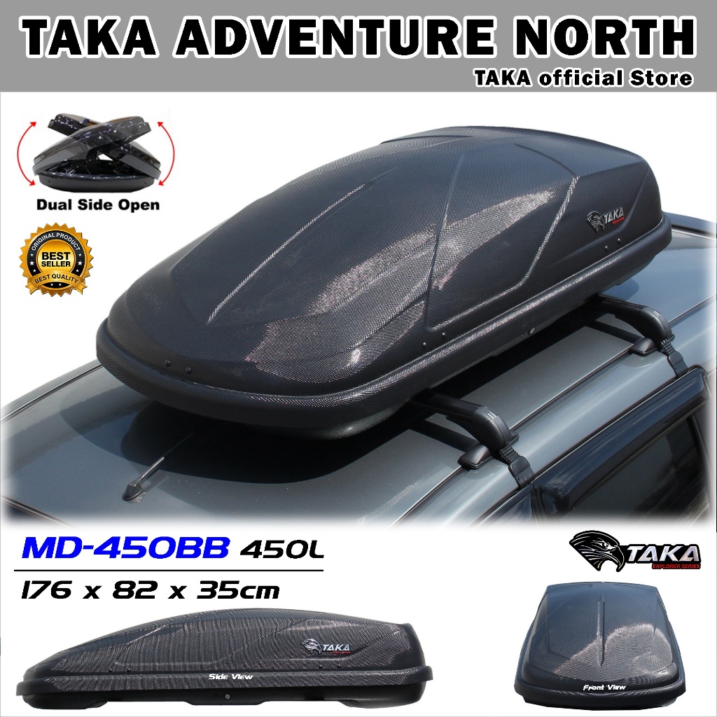 TAKA MD-400B Bubble Design Car Roof Box [Special Edition] [L Size ...