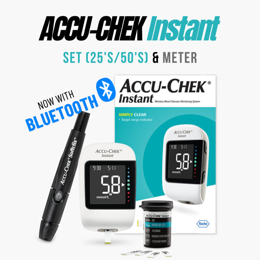 ACCU-CHEK Instant Blood Glucose Meter [FULL SET / METER] (accuchek ...