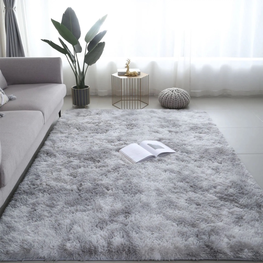 Karpet Bulu Lembut Fluffy Carpet M/L/XL/Xxl Soft Shaggy room carpet ...