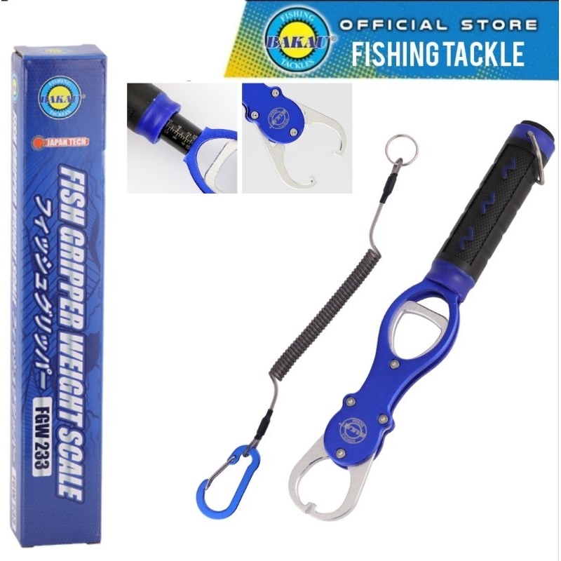 BAKAU FISH GRIPPER WEIGHT SCALE – FGW 233 Size: 45 x 285mm Weight: 230g ...