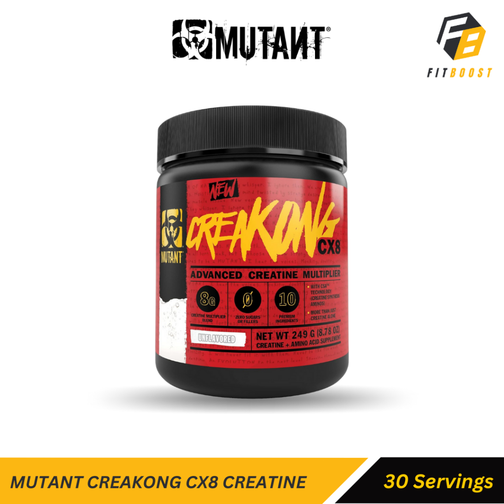 Mutant, Creakong CX8 Creatine Powder, Build Lean Muscle (30 Servings ...