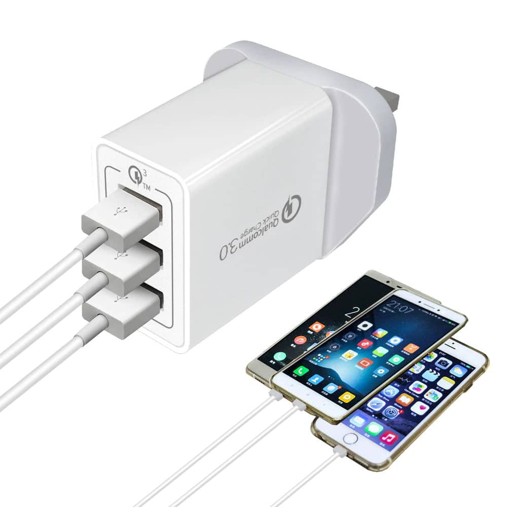 1/2/3usb port [ kepala pengecas bateri telefon ] travel Charger adapter ...