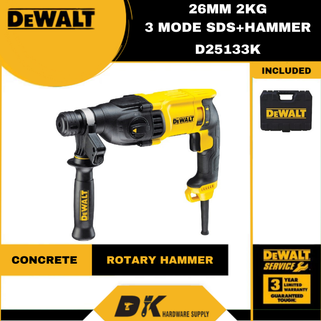 DEWALT D 25133 K ROTARY HAMMER DRILL | Shopee Malaysia