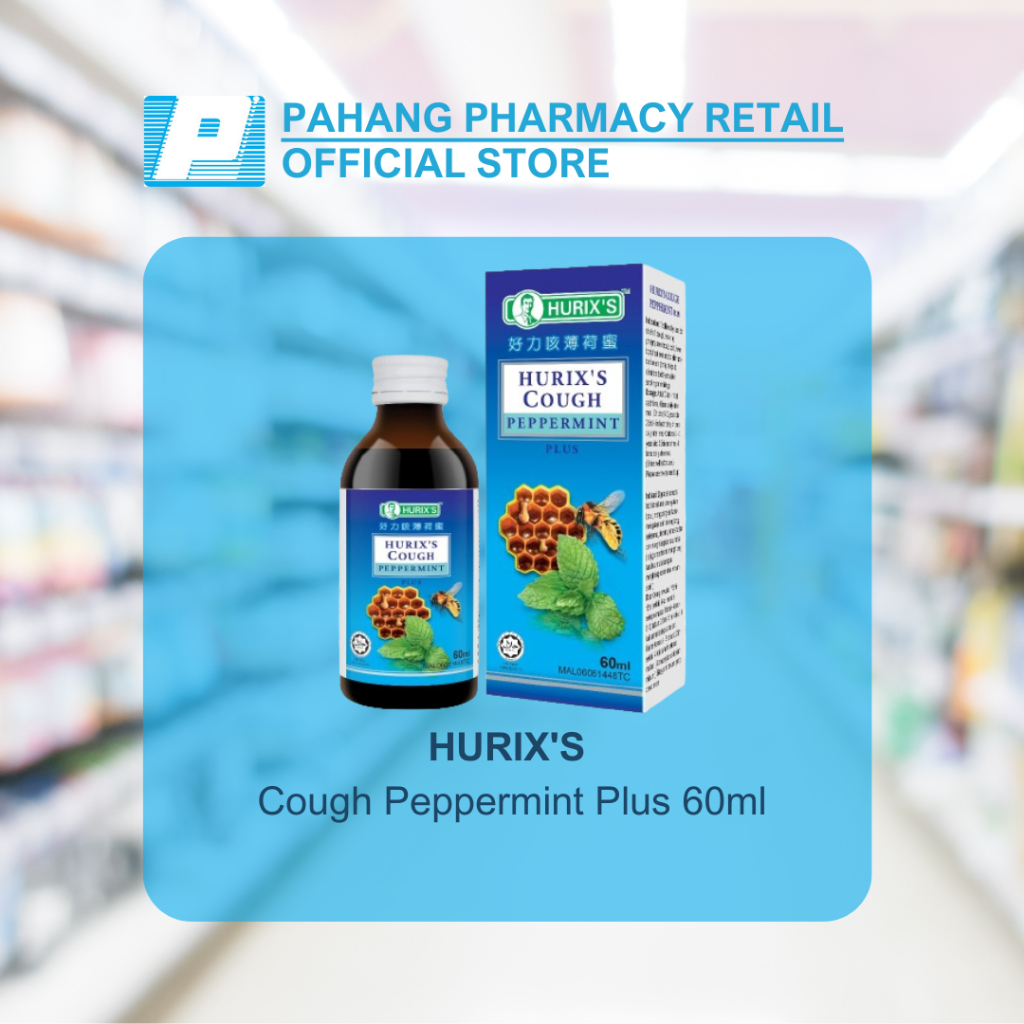 HURIX'S Cough Peppermint Plus 60ml | Shopee Malaysia