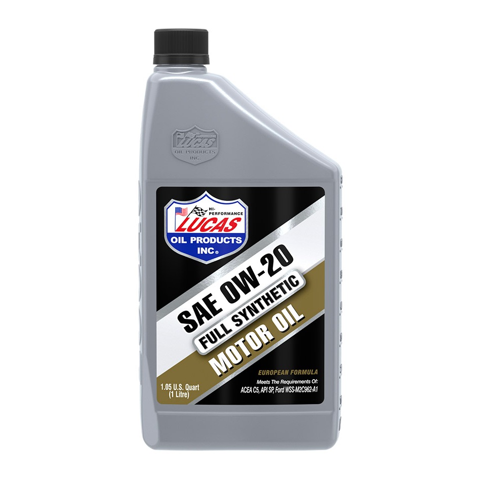 LUCAS EUROPEAN FORMULA FULLY SYNTHETIC SAE 0W20 MOTOR OIL (1L) MADE IN ...