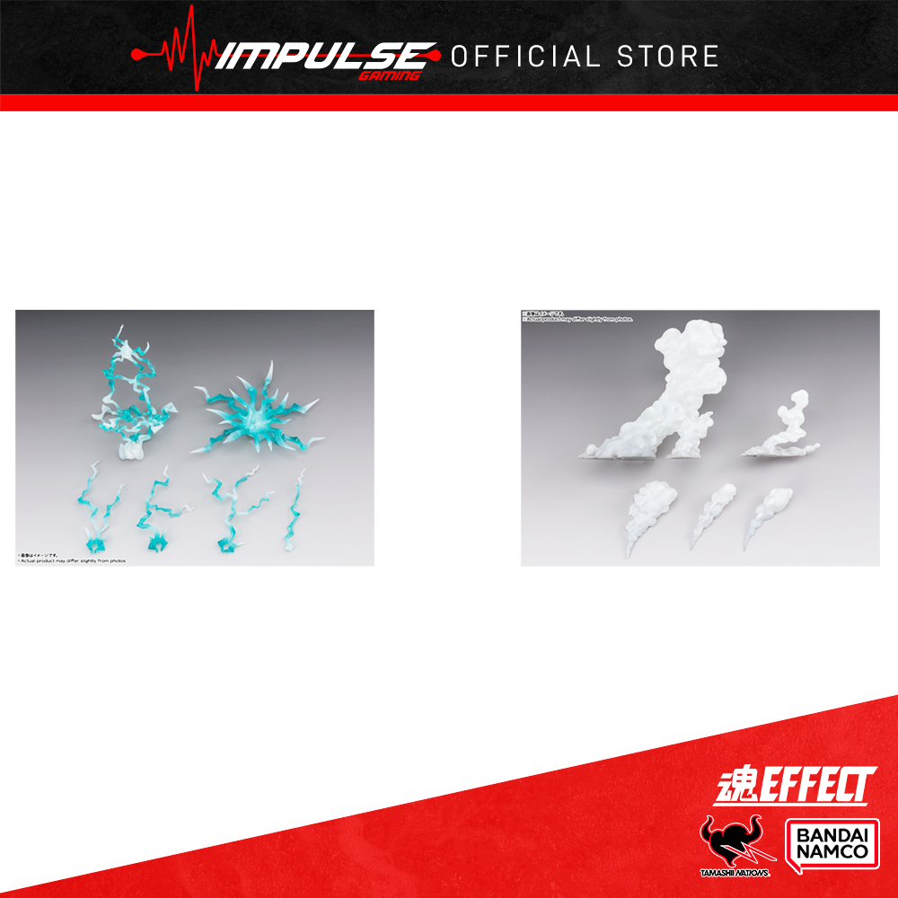 Bandai Tamashii Effect Part Smoke White / Thunder Green Ver. for S.H ...