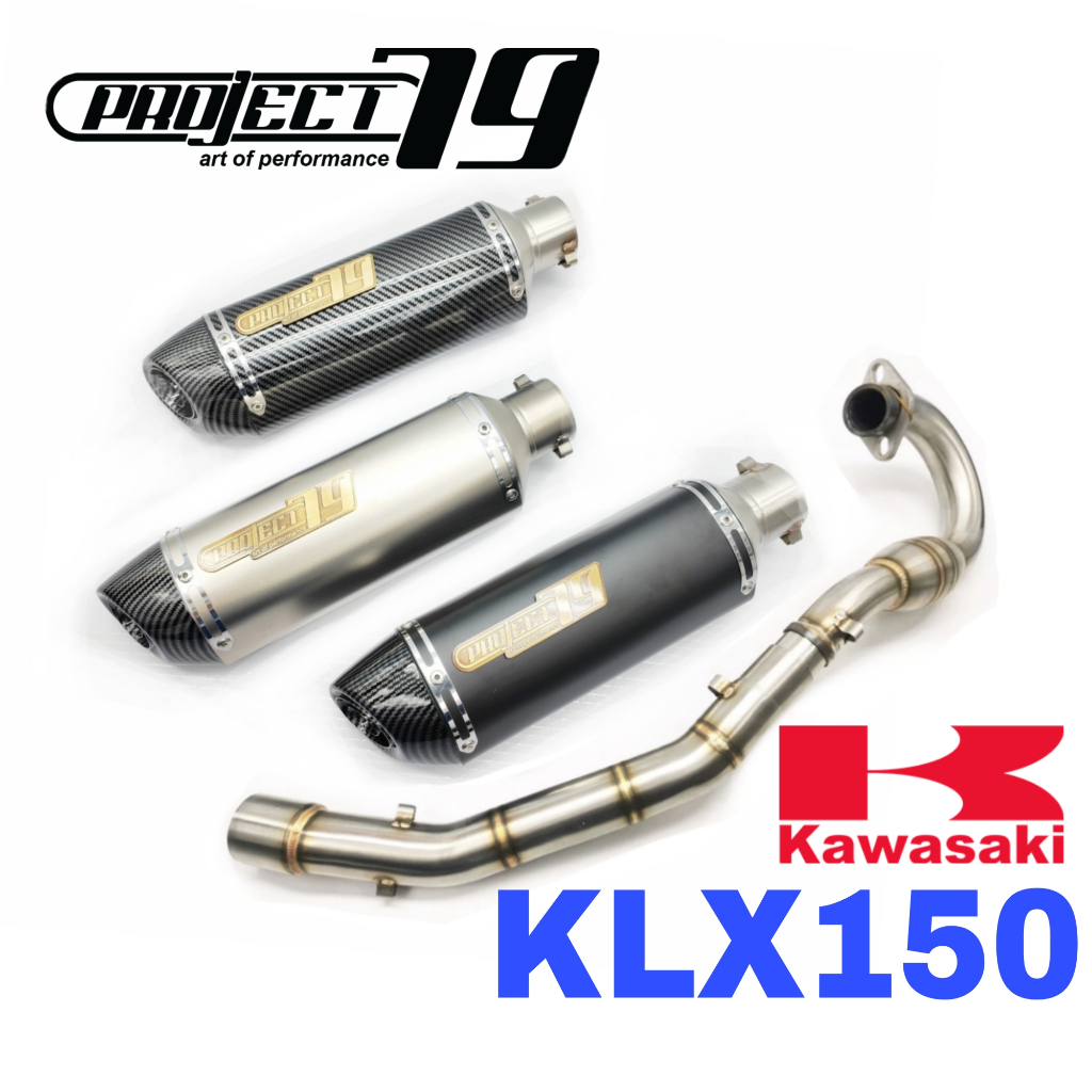 Kawasaki KLX150 / Dtracker Exhaust Project79 Full System Power Boom ...