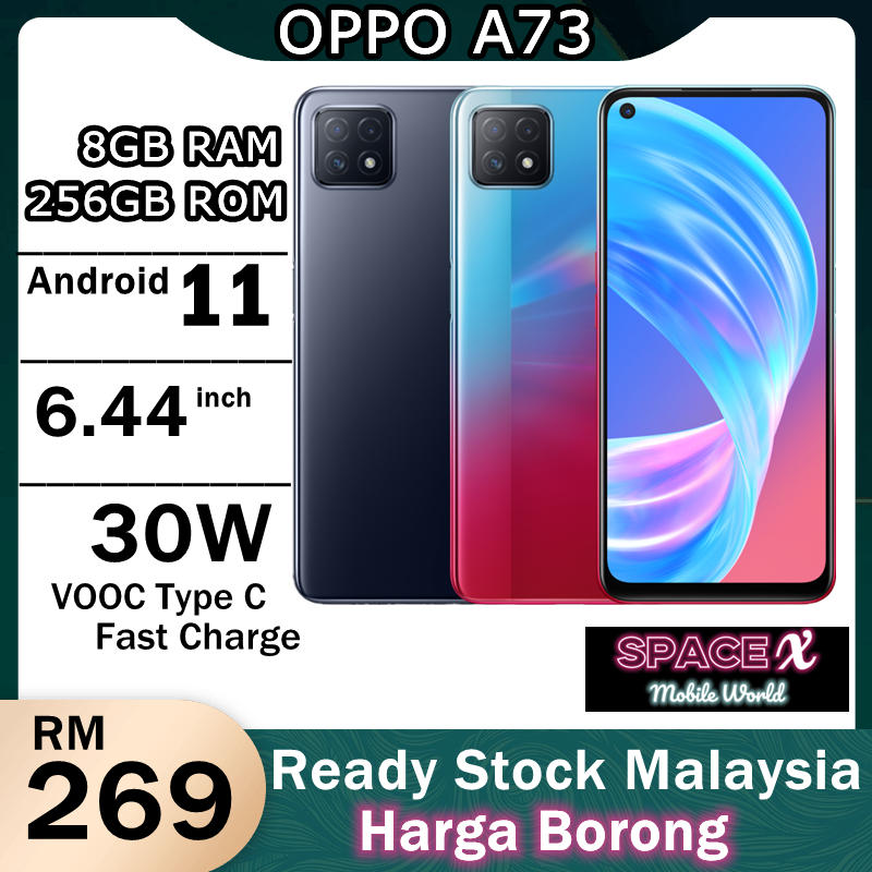 Shopee Sales OPPO A73 | 8GB RAM + 256GB ROM | 6.44 Inch 30W Type-c | CONDITION TIPTOP { ORIGINAL ...