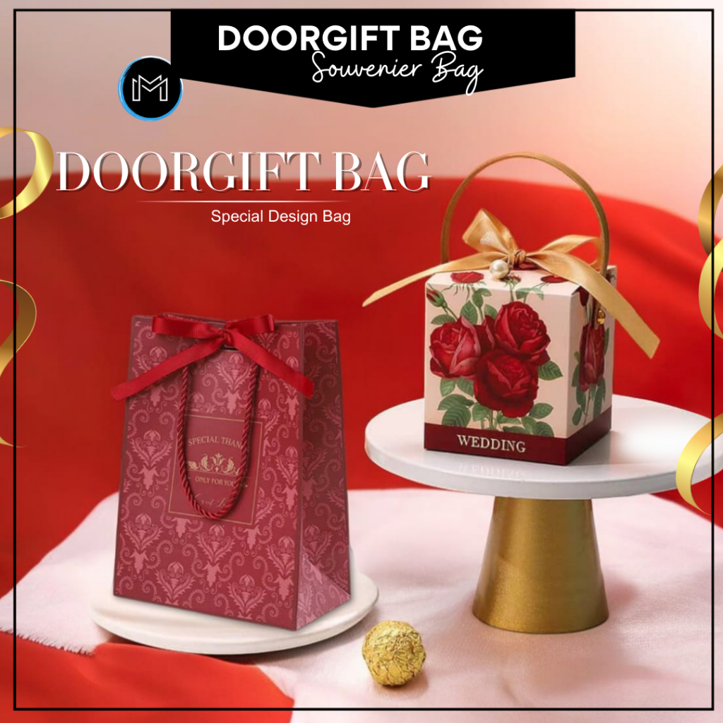 (Moq 10pcs)Doorgift Bag Shopping Bag Paper Bag Birthday Gift Bag Paper ...