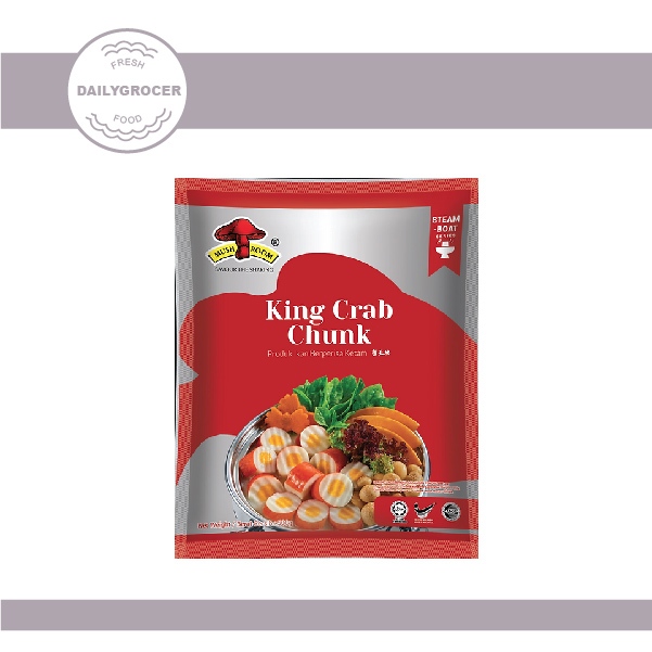 King Crab Chunk Ikan Berperisa Ketam 蟹王块 500gram Frozen Food Steamboat ...