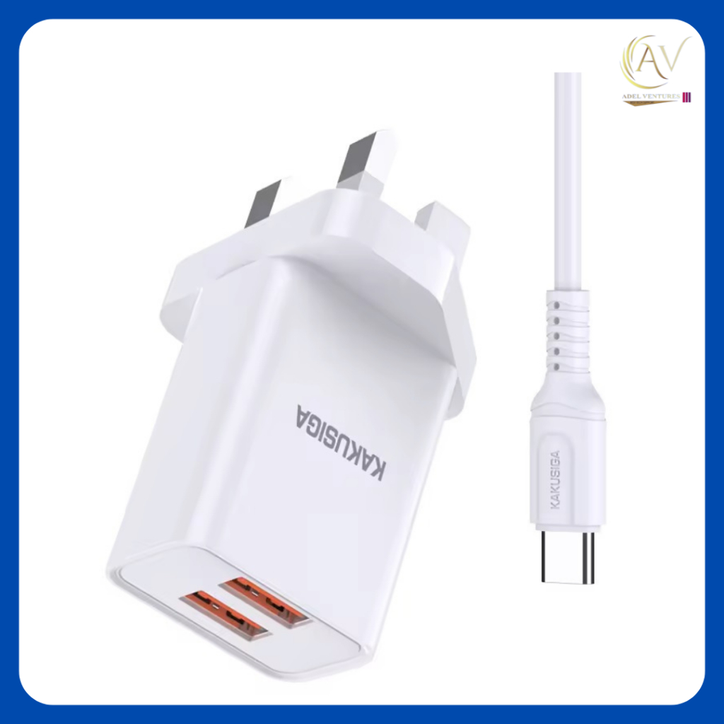 Kakusiga Travel Charger Dual USB Port 2.4A Output Fast Charger ( KSC ...