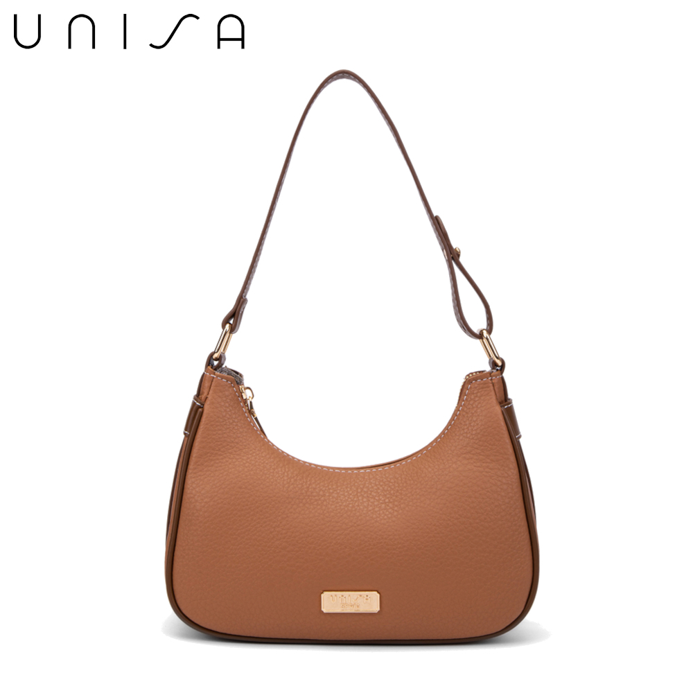 UNISA Duo Texture Sling Bag (Black/Brown/Khaki/Taupe) | Shopee Malaysia
